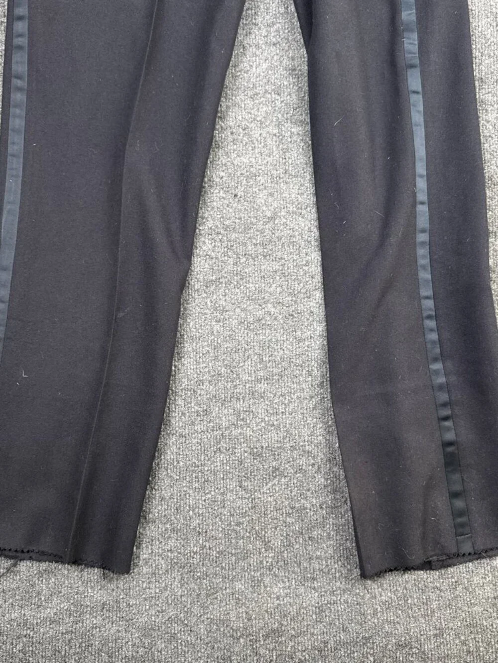 Pants | Raffinati Formal Mens Tuxedo Pants Dark Blue Satin Stripe 36 37 ...